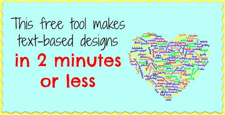 This free tool makes text-based designs in 2 minutes or less - Rachel Rofé
