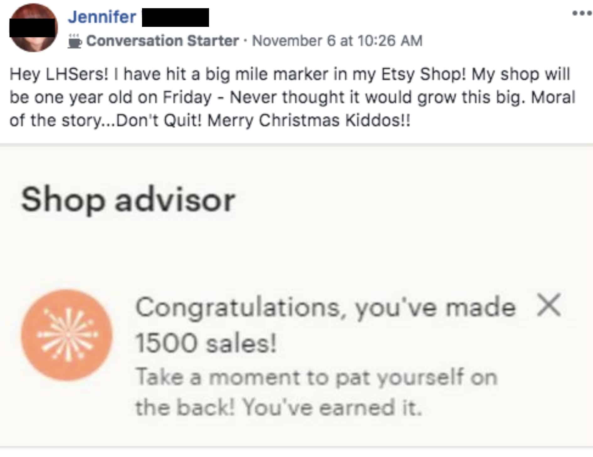 Wow - These LHS'ers are having a super successful holiday season ...