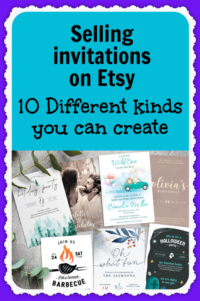 Selling invitations on Etsy - 10 Different kinds you can create ...