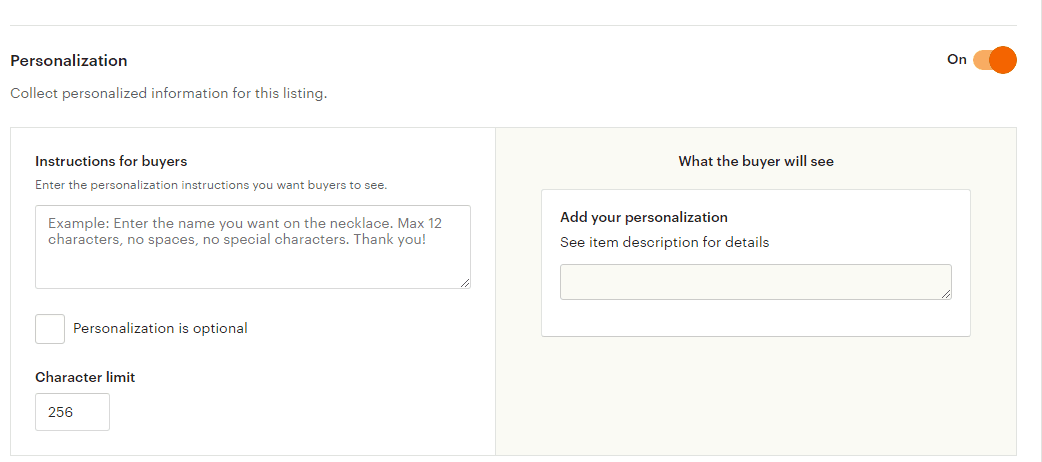 How to make it easier for customers to request personalized items on ...