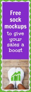 Free sock mockups to give your sales a boost - Rachel Rofé