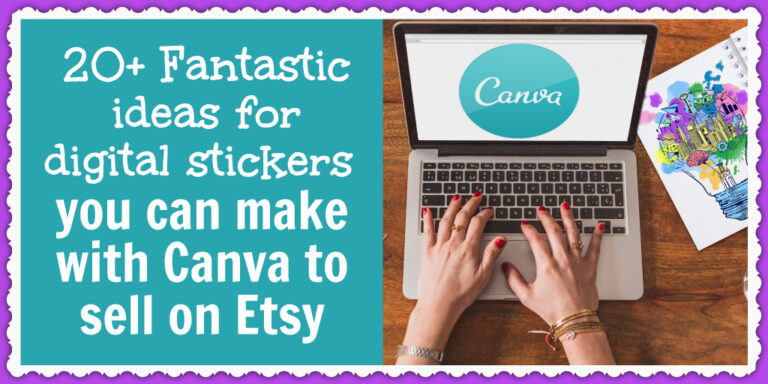 20+ Fantastic ideas for digital stickers you can make with Canva to ...