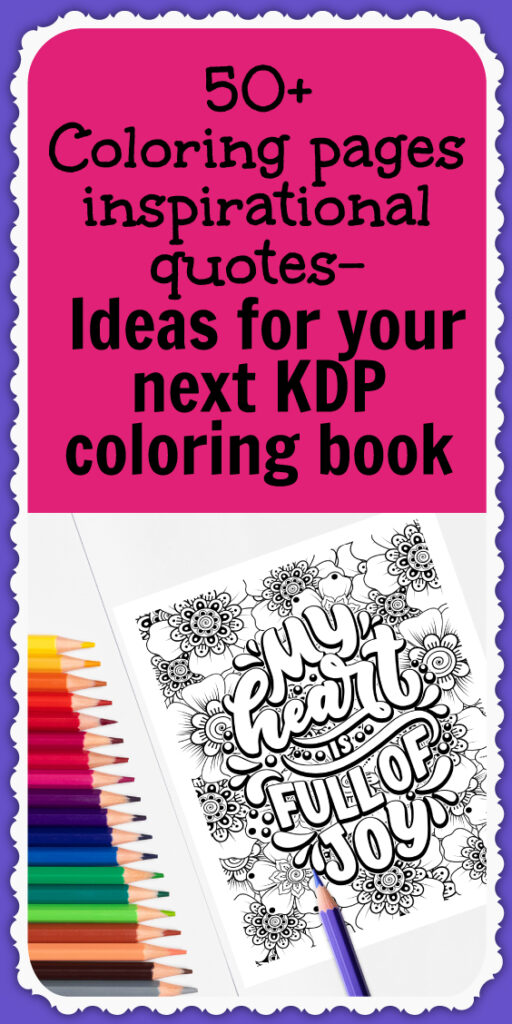 50+ Coloring pages inspirational quotes - Ideas for your next KDP ...