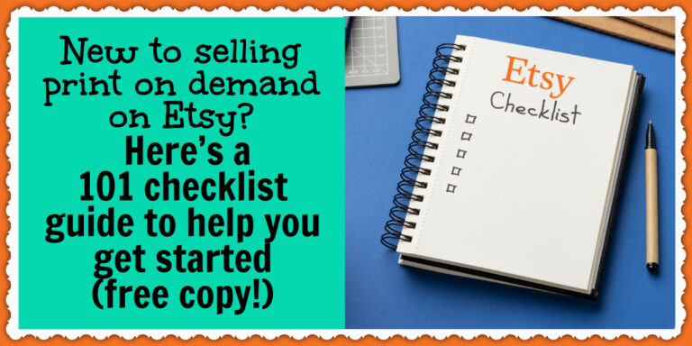 New to selling print on demand on Etsy? Here’s a 101 checklist guide to ...